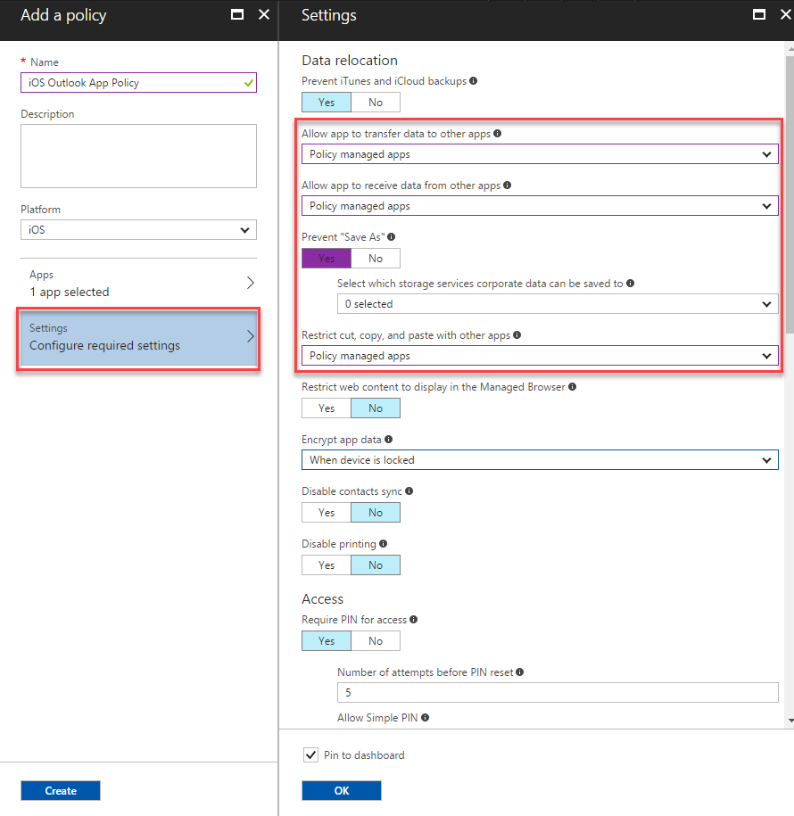 Conditional Access to Exchange Online and Office 365
