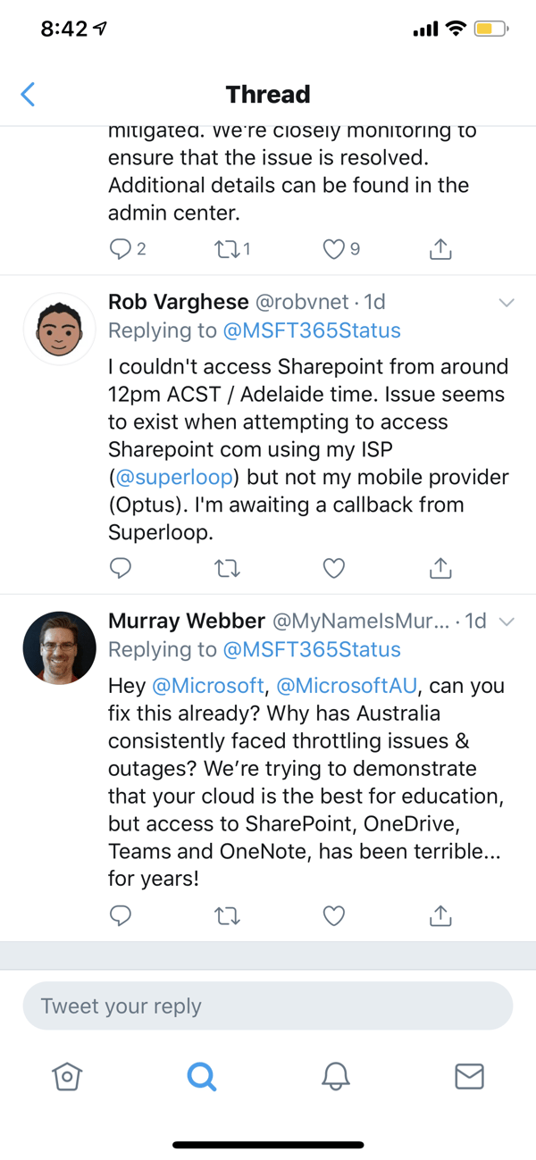 Office 365 Monitoring: Microsoft SharePoint and OneDrive Outage