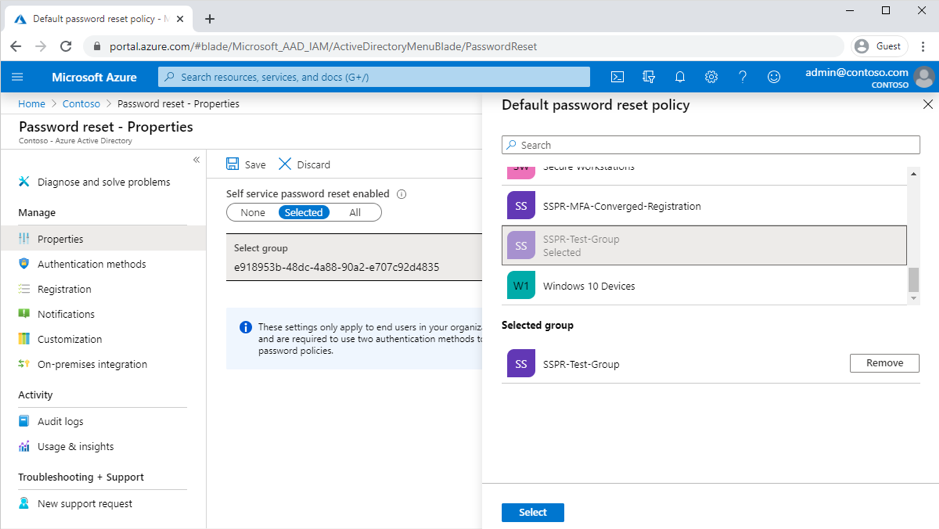 Microsoft Sspr User Guide