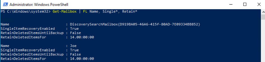 New Features for Single Item Recovery