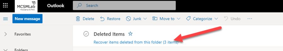New Features for Single Item Recovery