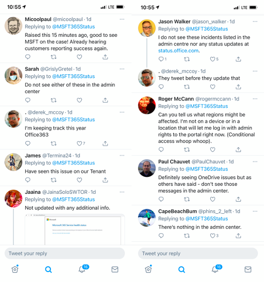 Office 365 Monitoring: SharePoint Online/OneDrive Outage Jan. 12, 2021