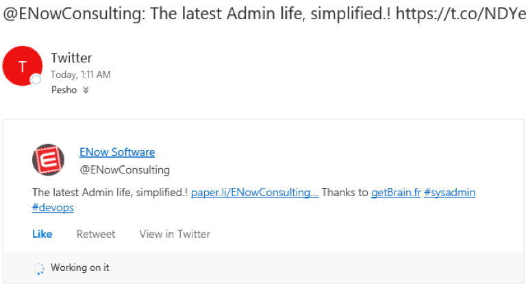 Do More Via Actionable Email Messages in Exchange Online