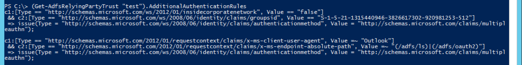 AD FS Claims Rules and Modern Authentication