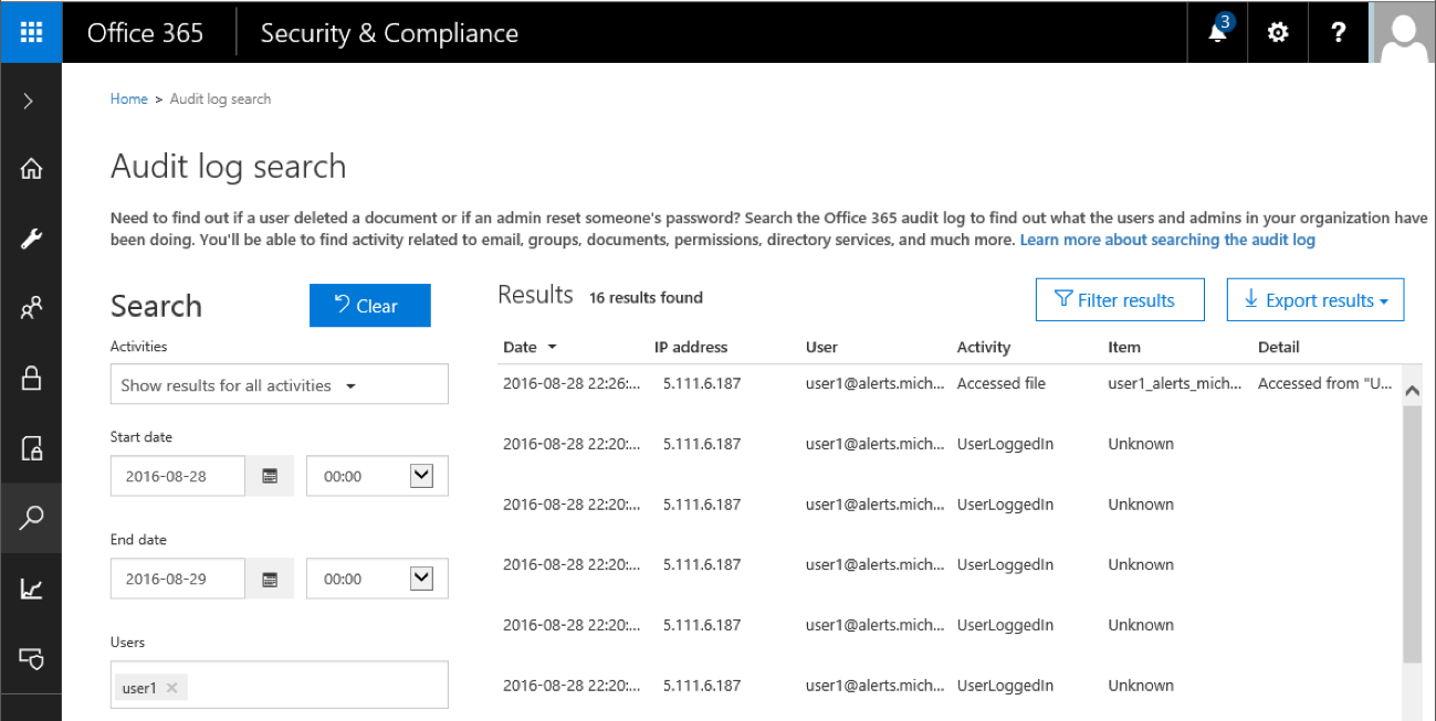 Advanced Security Management in Office 365 — Part 2