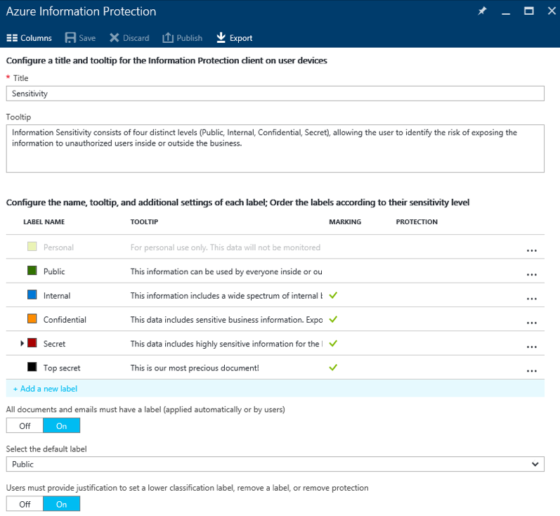 Introduction to Azure Information Protection