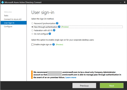 Microsoft Releases Azure AD Pass-Through Authentication and Seamless ...