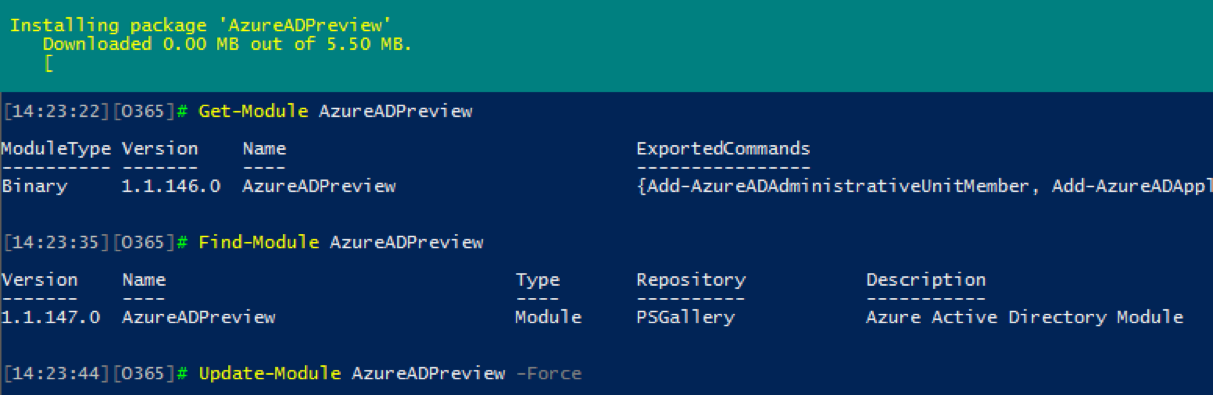 Meet the Azure AD PowerShell Module