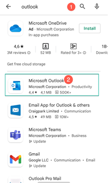 How to reconfigure Outlook on Android to use Modern Authentication
