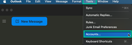 How to reconfigure Outlook on MAC to use Modern Authentication