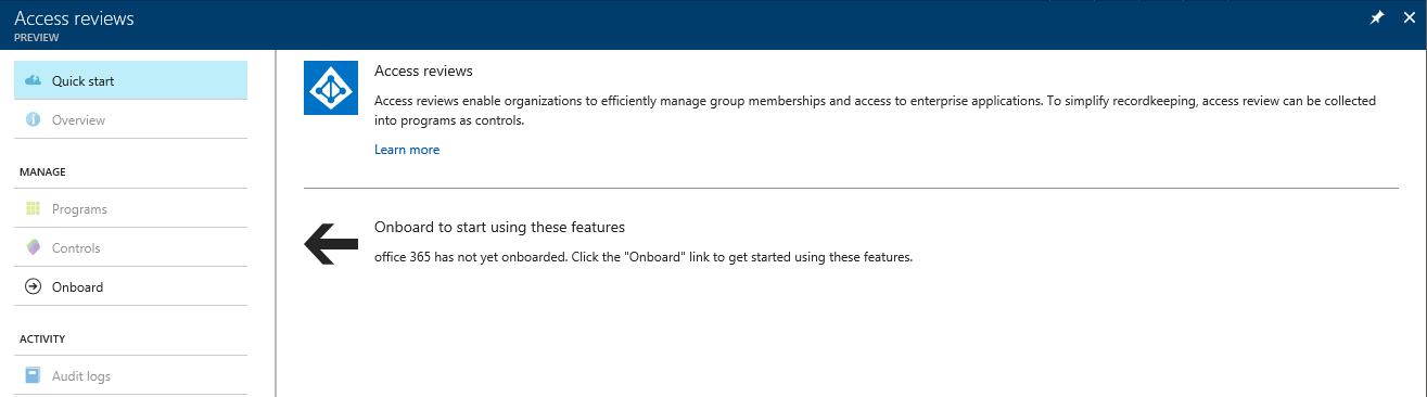 First Look at Access Reviews for Office 365 Groups and Applications