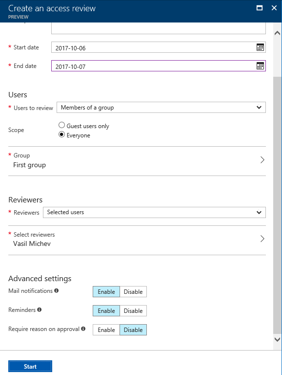 First Look at Access Reviews for Office 365 Groups and Applications