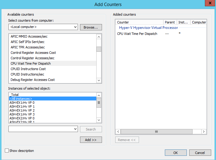 CPU Contention and Exchange Virtual Machines