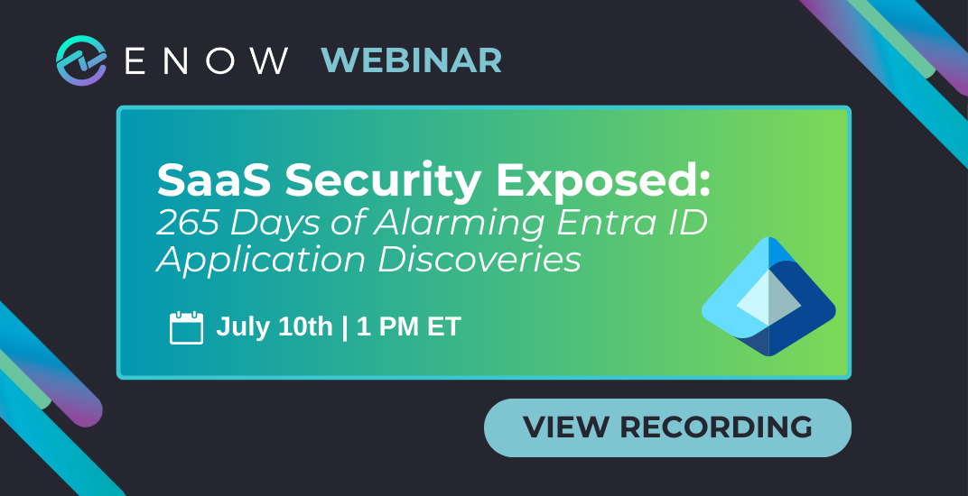 SaaS Security Exposed: Alarming Entra ID Application Discoveries | ODW